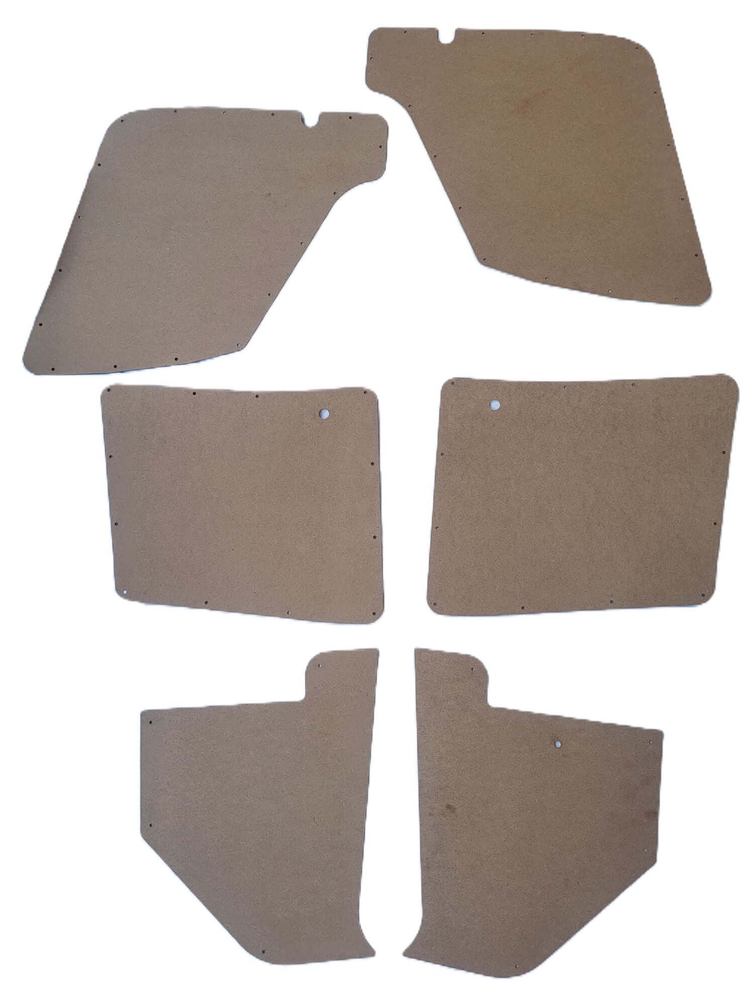 Complete Interior Panel Set fits Willys Overland Jeepster 48-51 ...